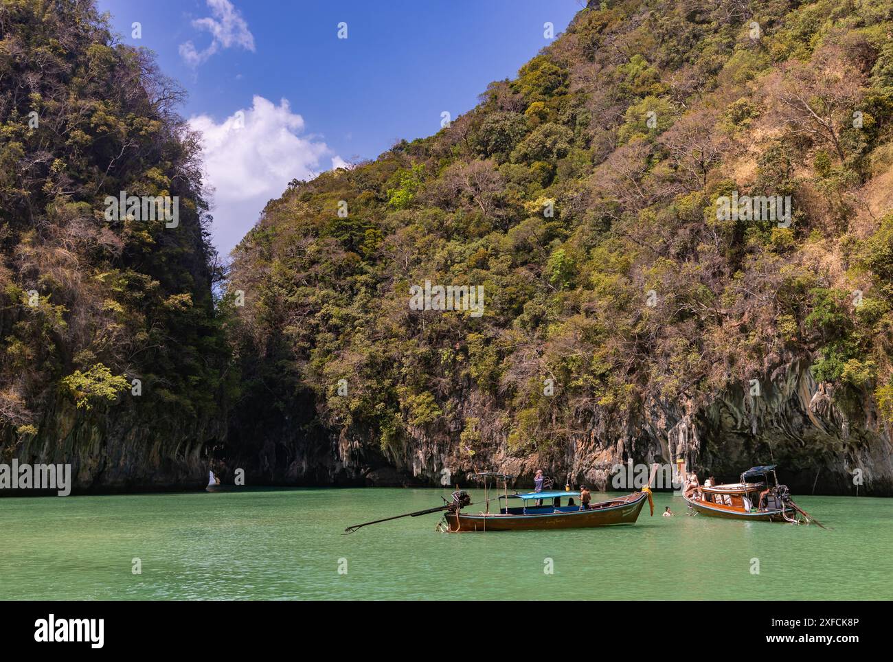 A picture of the Blue Lagoon at the Koh Hong Island Stock Photo - Alamy
