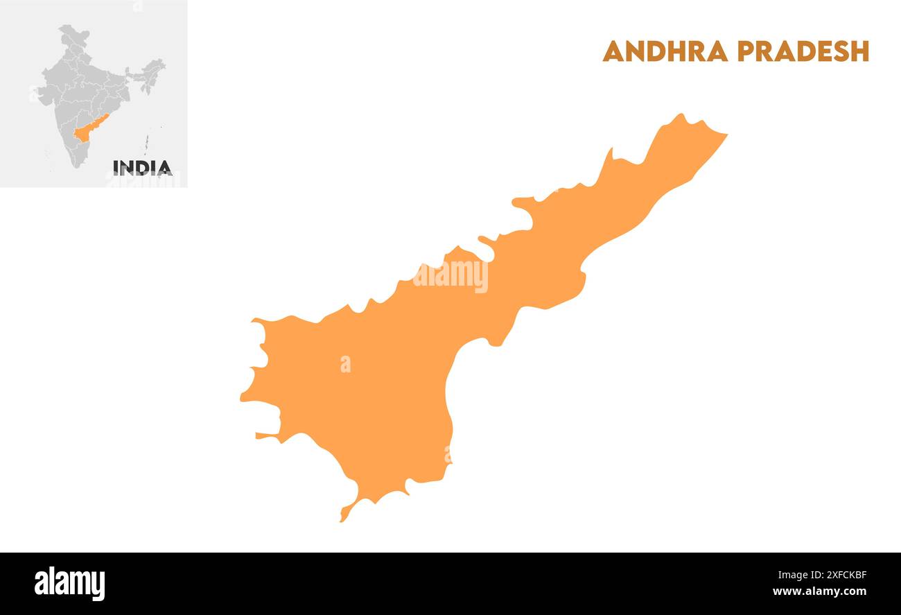 Andhra Pradesh map1, State of India, Republic of India, government ...