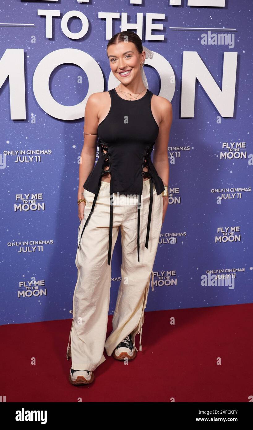 Molly Marsh attends the gala screening of Fly Me to The Moon at the Ham ...