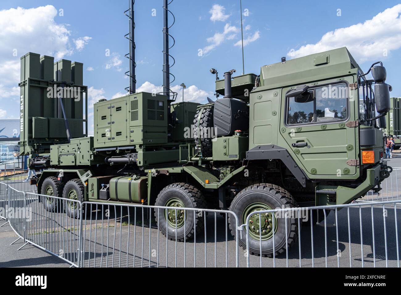 IRIS T SLM Launcher lettering, launcher container, Rheinmetall, Germany ...