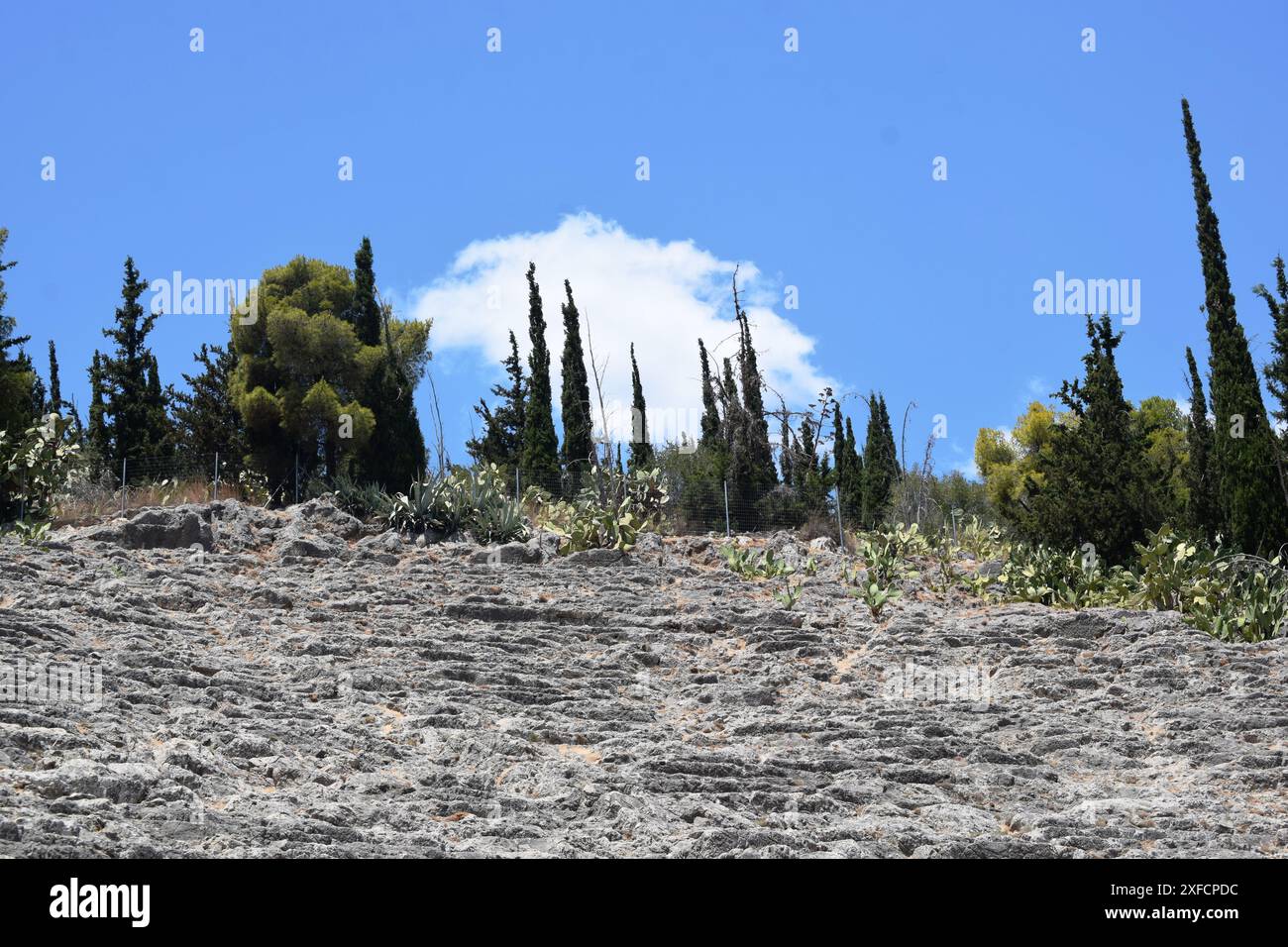 ancient Argos theater in Peloponnese, South of Greece Stock Photo - Alamy