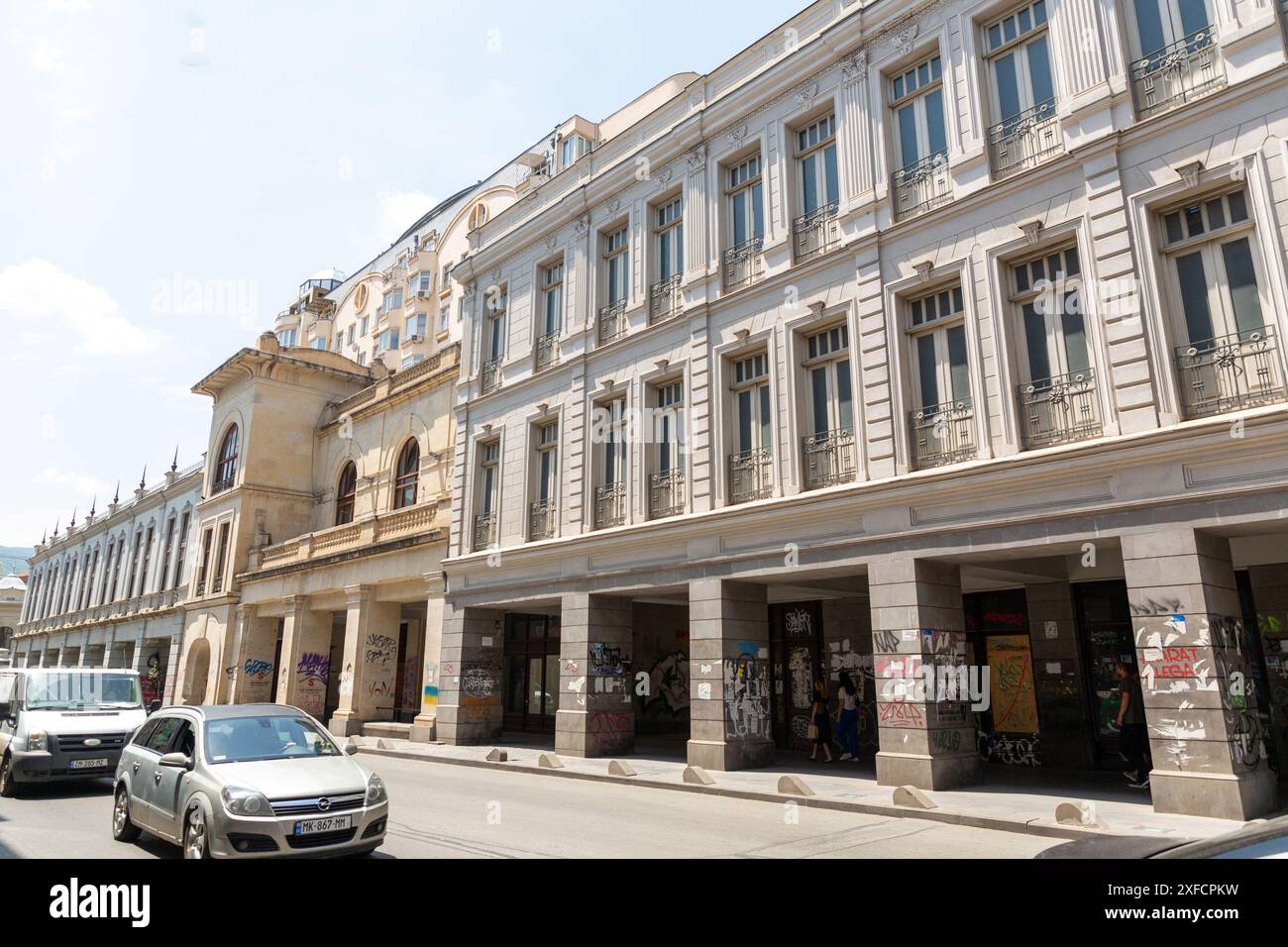 Tbilisi, Georgia - 17 JUNE, 2024: Marjanishvili Square is a major ...