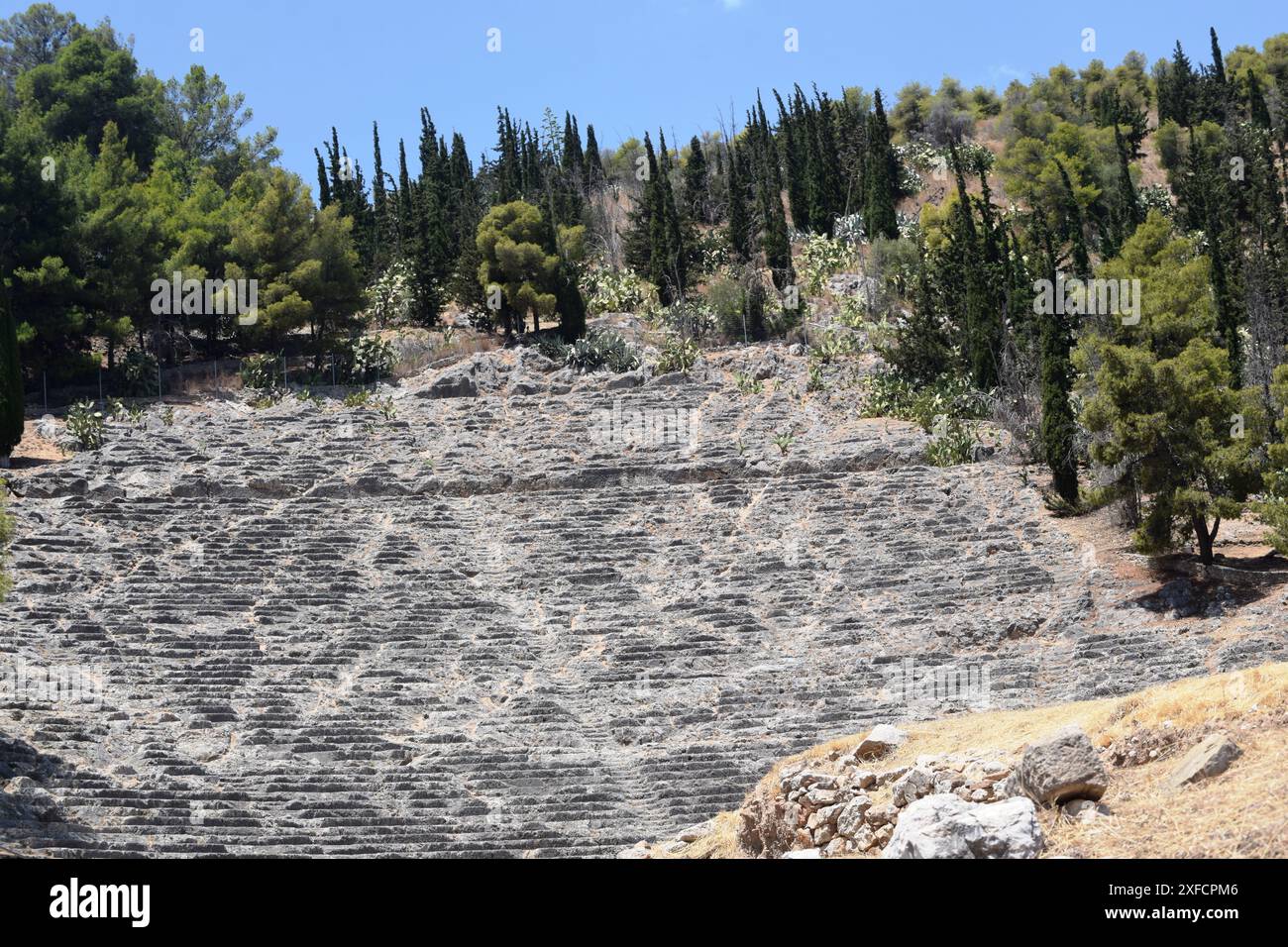 ancient Argos theater in Peloponnese, South of Greece Stock Photo - Alamy