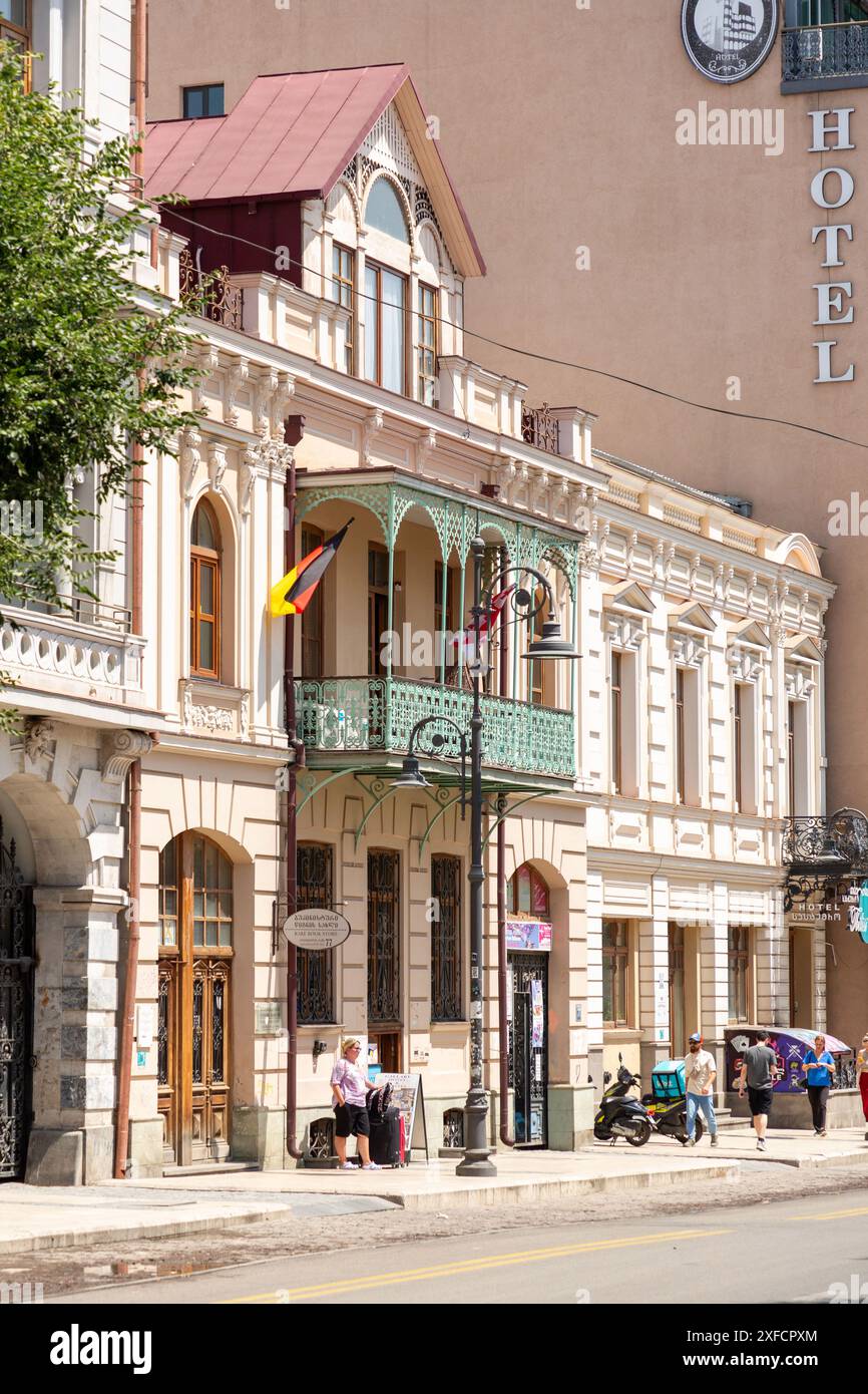 Tbilisi, Georgia - 17 JUNE, 2024: Marjanishvili Square is a major ...