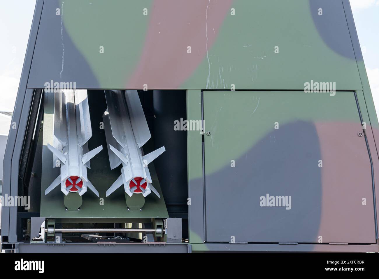 Diehl Defense IRIS-T-SLS Mk III mobile surface-to-air missile system ...