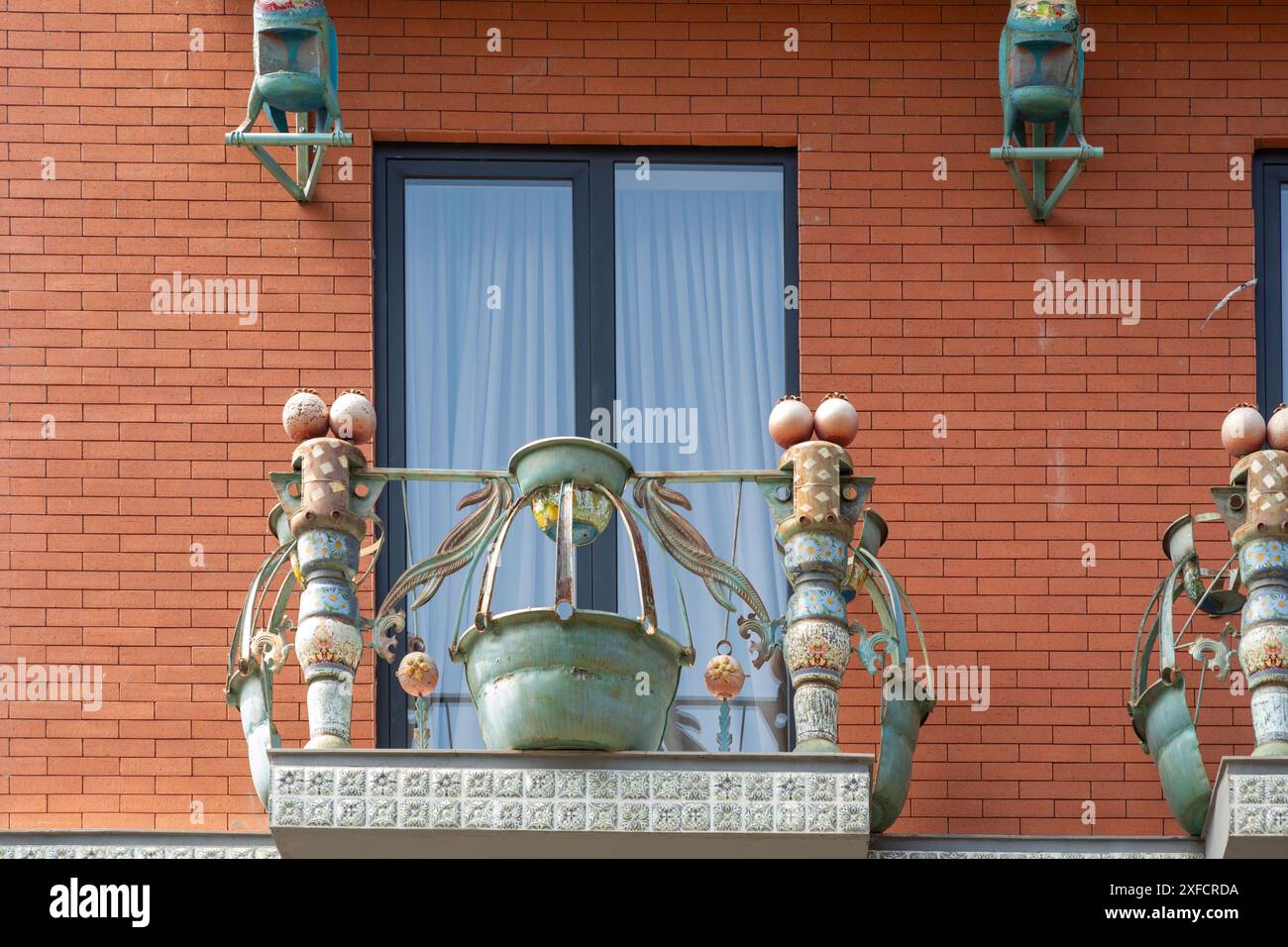Tbilisi, Georgia - 16 JUNE, 2024: Front facade of the Brim Hotel ...