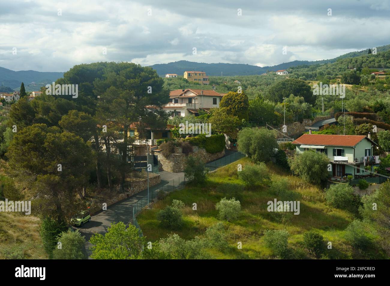 Idyllic italian village nestled hi-res stock photography and images - Alamy