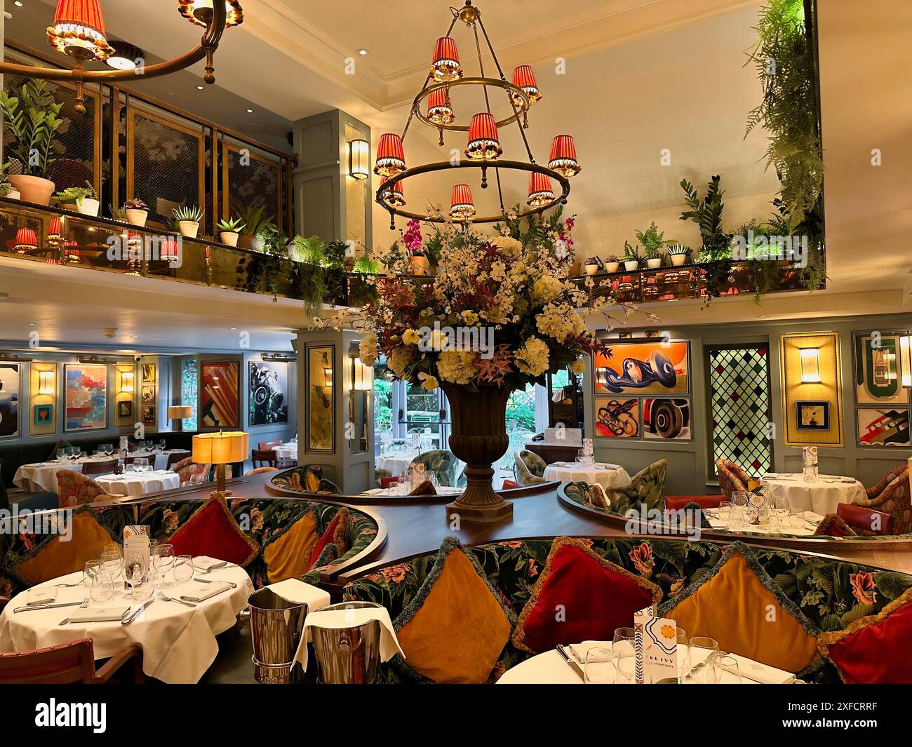 1st July, 2024 The main restaurant room of The Ivy Restaurant and ...
