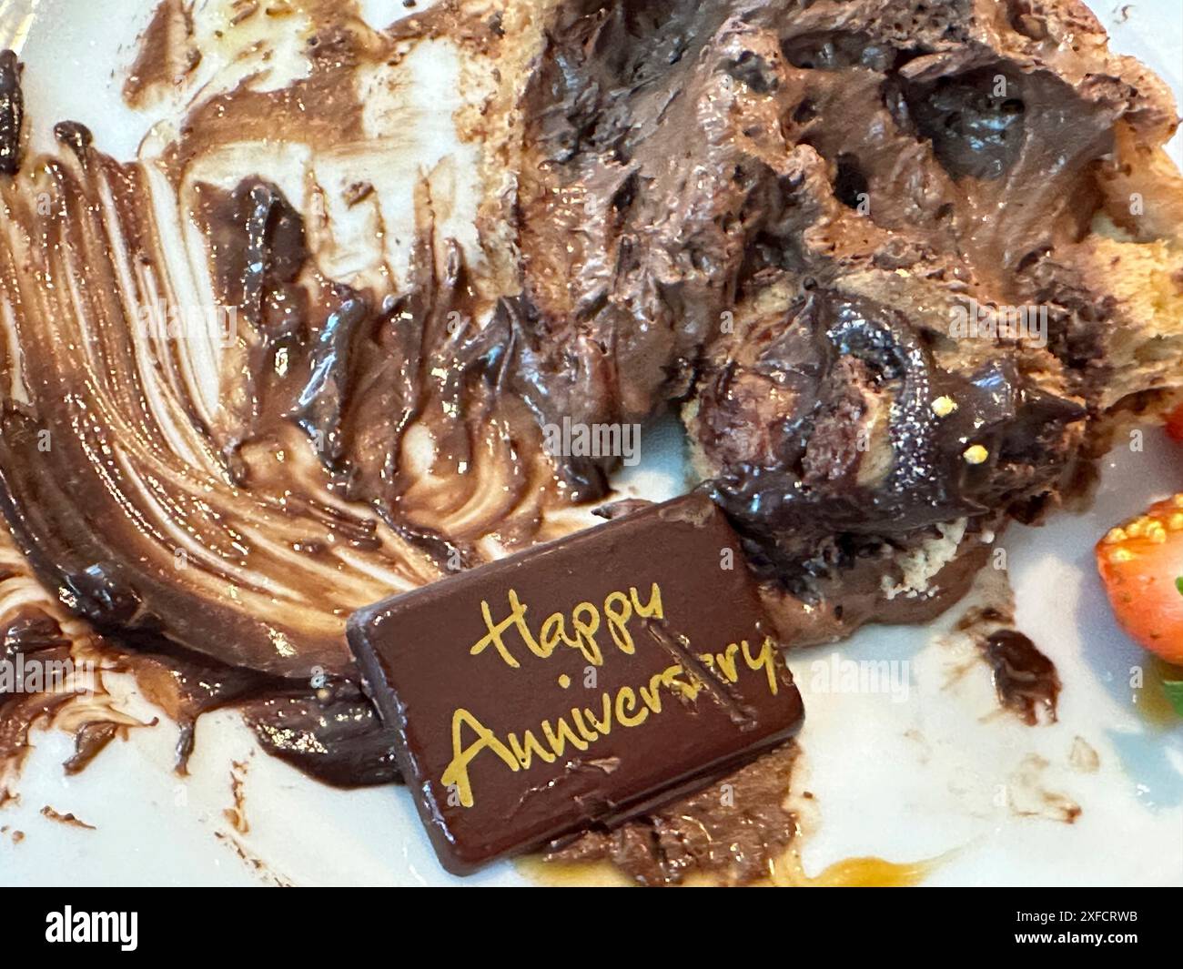 1st July, 2024 A mess of a special occasion desert offered by The Ivy ...