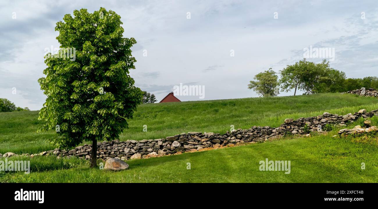 Bolton Connecticut Heritage Farm Stock Photo - Alamy