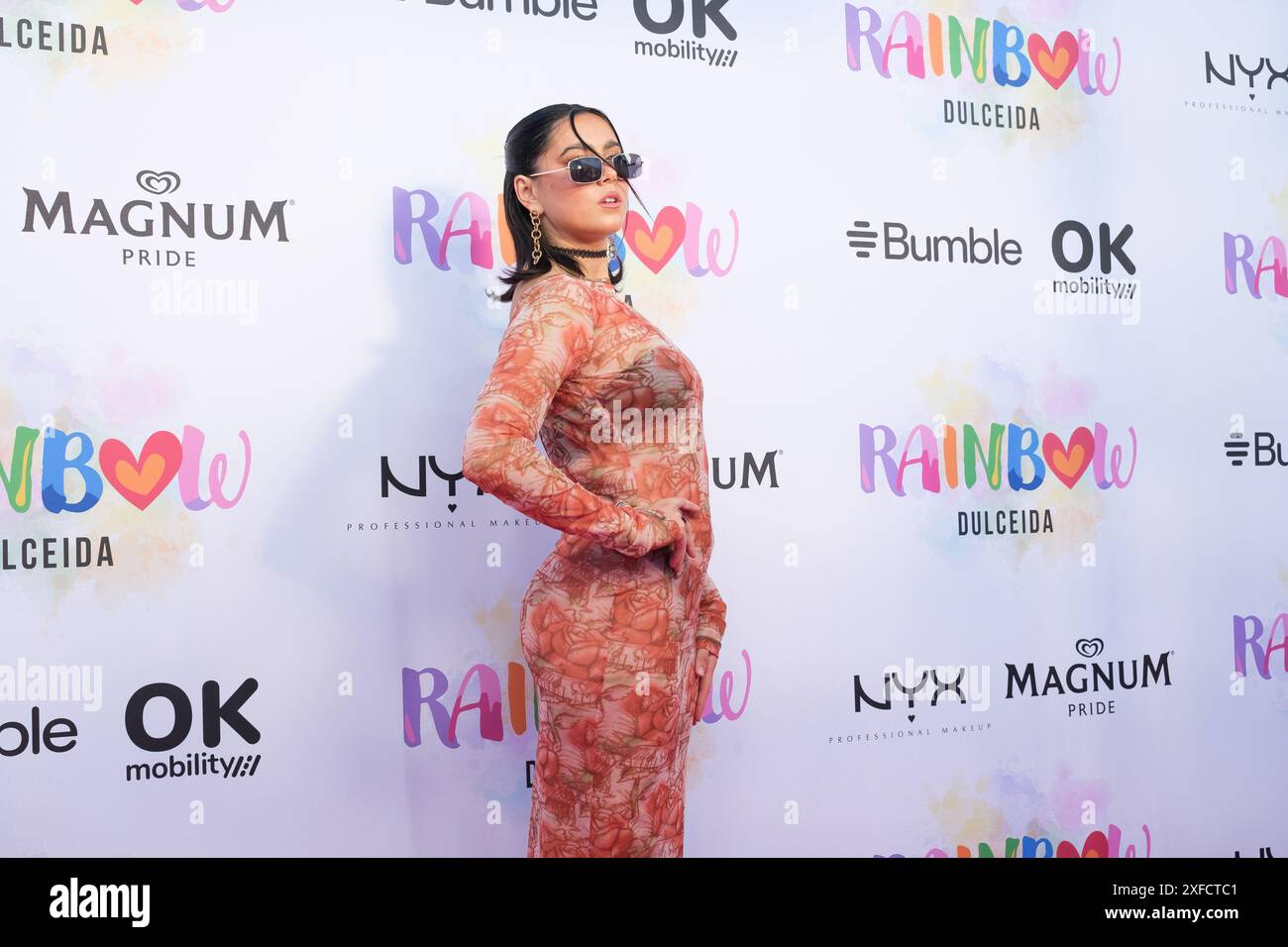 Chiara attend the Rainbow party The terrace of Le Tavernier, July 2 ...