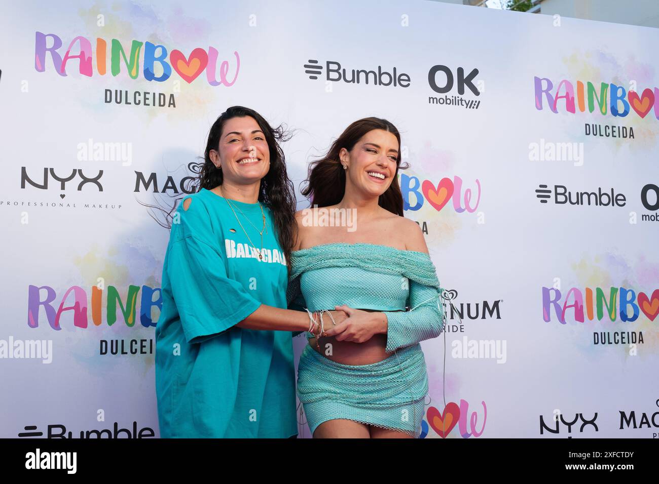 Aida Domenech (dulceida) attend the Rainbow party The terrace of Le ...
