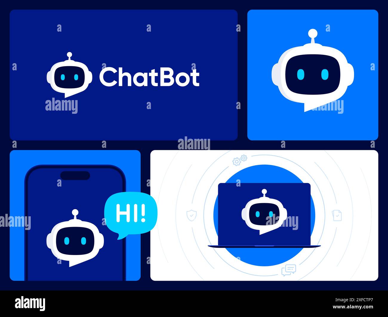 Network chatbot Stock Vector Images - Alamy