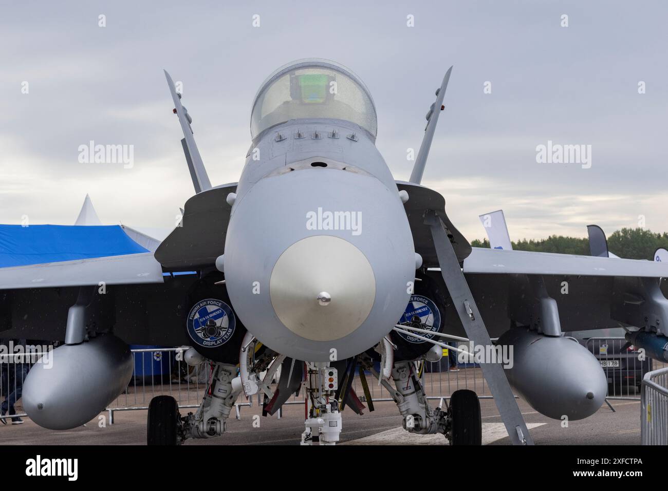 Finnish Air Force f-18 Hornet jet fighter Stock Photo - Alamy