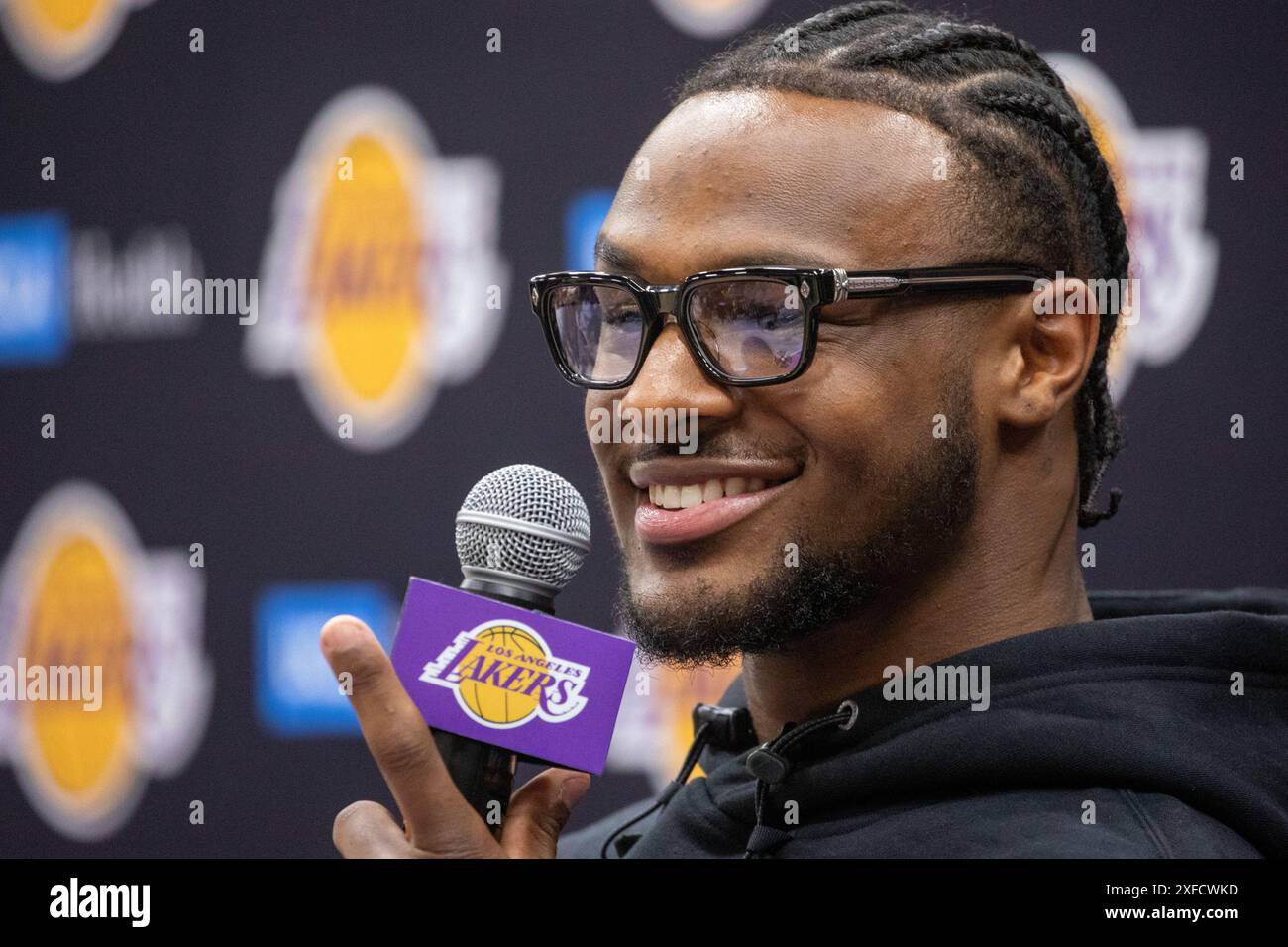 Los Angeles, California, USA. 2nd July, 2024. Los Angeles Lakers new ...
