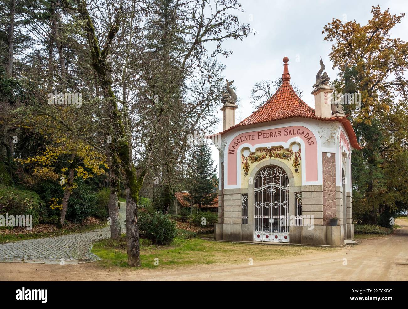 Pedras Salgadas, Portugal - December 10, 2022: Exterior view of the ...