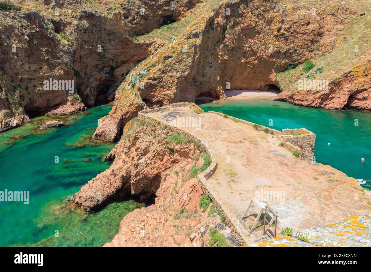 Fort de São João Baptista of Berlengas, Berlenga island, in Portugal ...