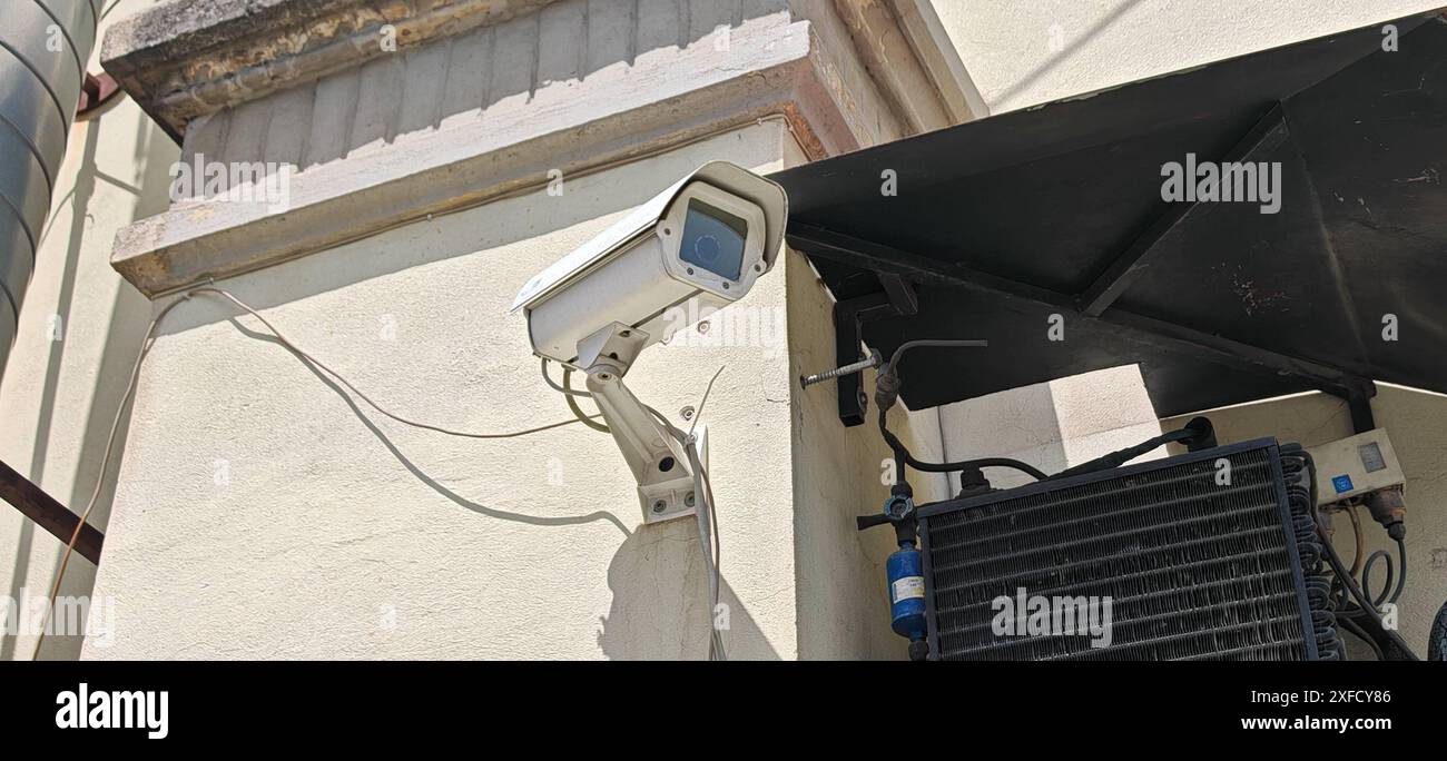 Cctv cameras monitoring public space hi-res stock photography and ...