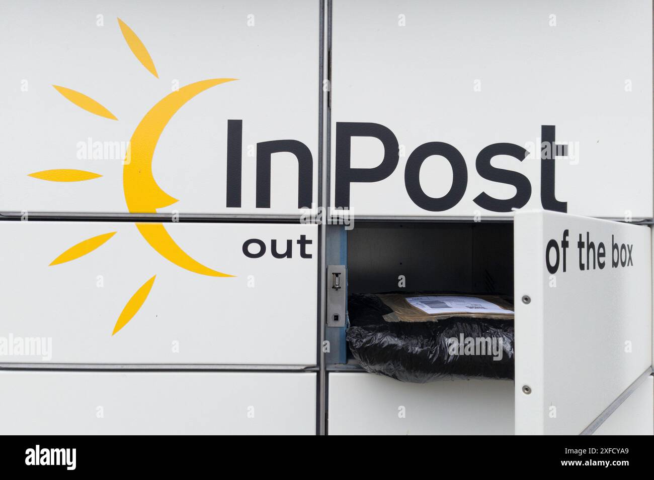 Leszno, Poland - July 1, 2024: Automated Parcel Locker with InPost ...
