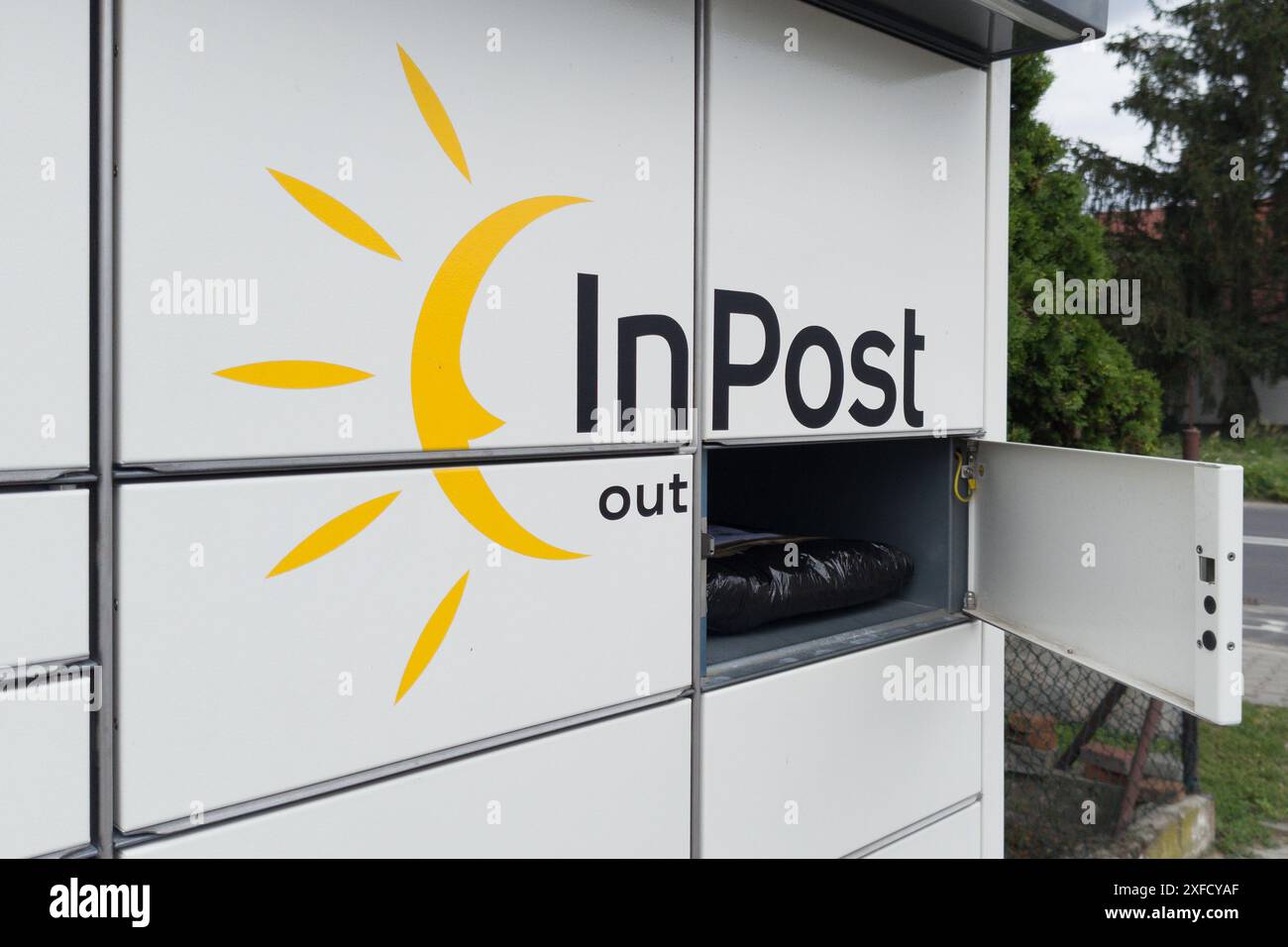 Leszno, Poland - July 1, 2024: InPost Parcel Locker with Open ...