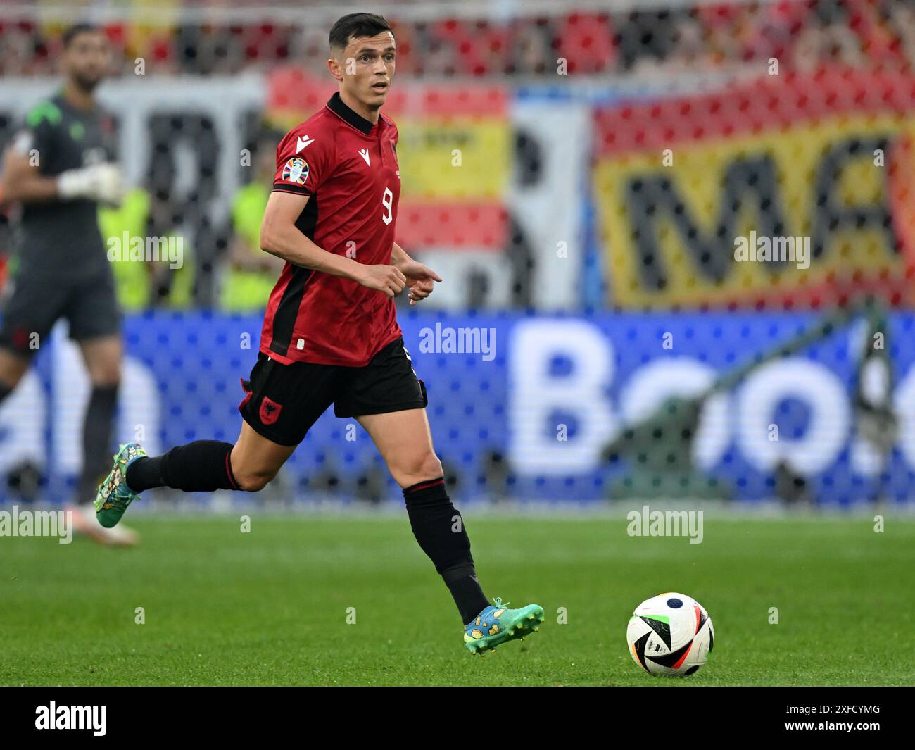DUSSELDORF - Jasir Asani of Albania during the UEFA EURO 2024 group B ...