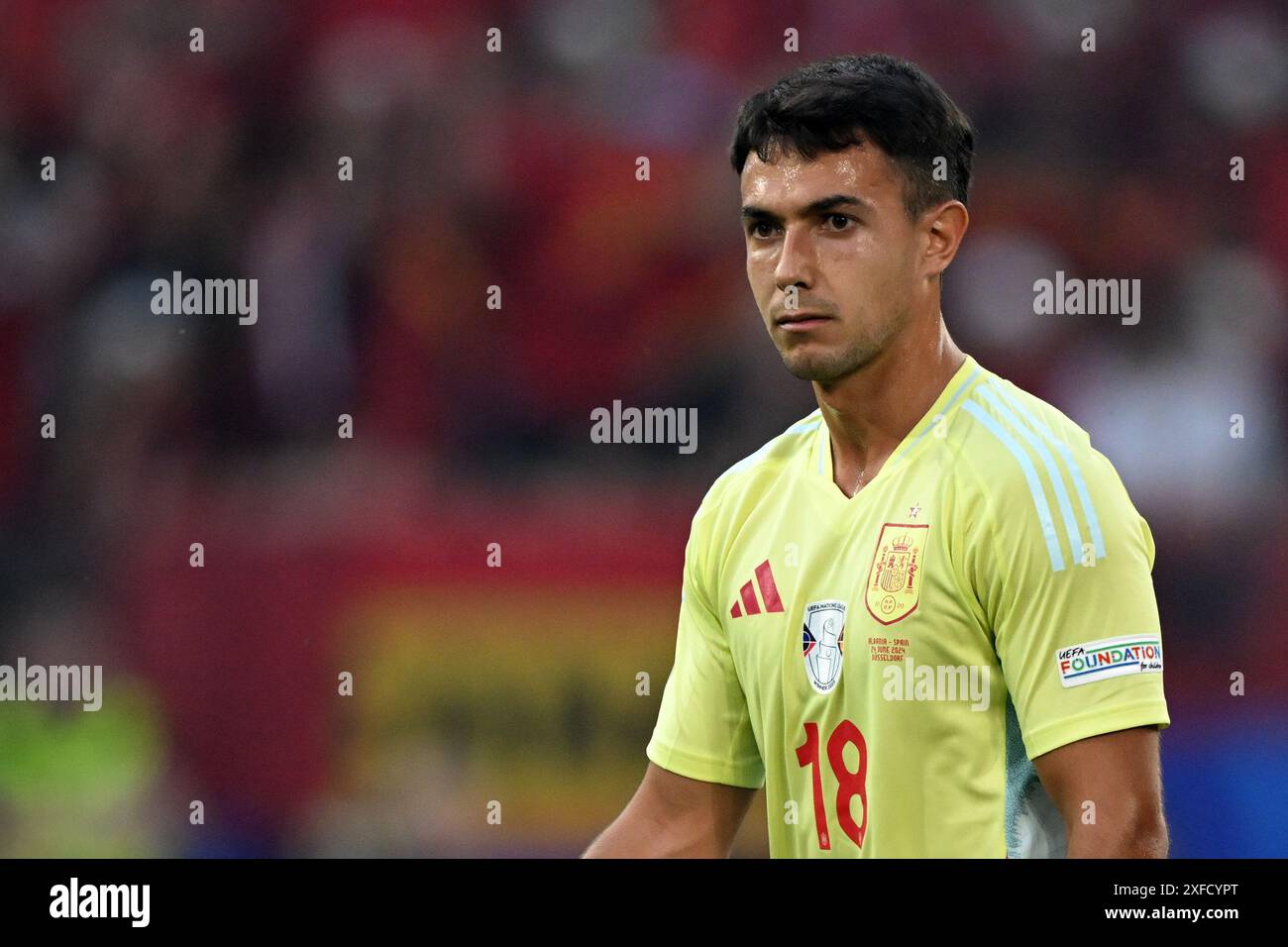 DUSSELDORF - Martin Zubimendi of Spain during the UEFA EURO 2024 group ...