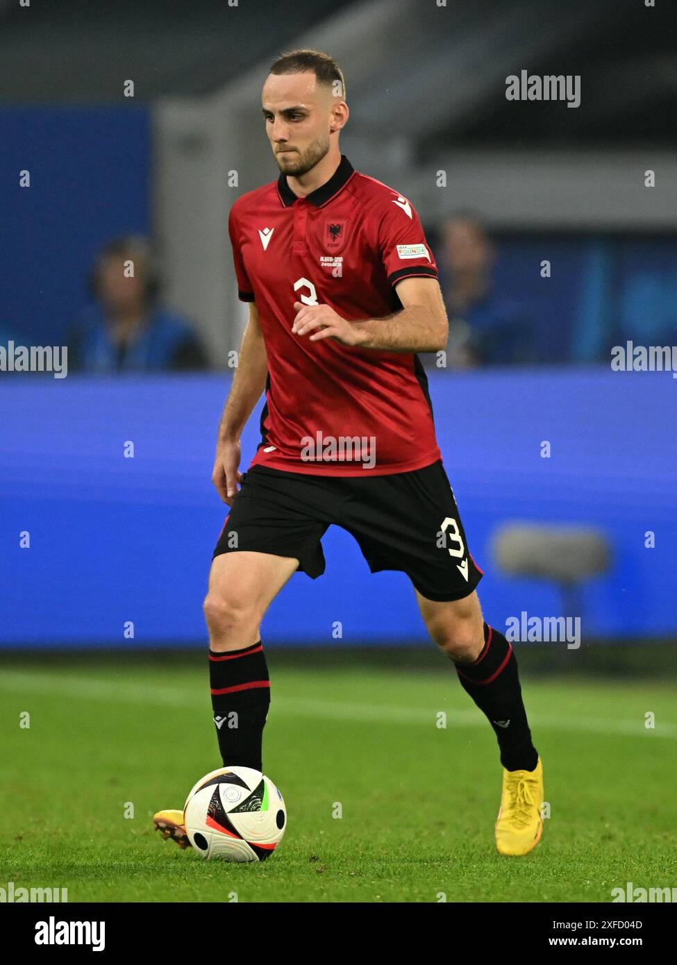 DUSSELDORF - Mario Mitaj of Albania during the UEFA EURO 2024 group B ...