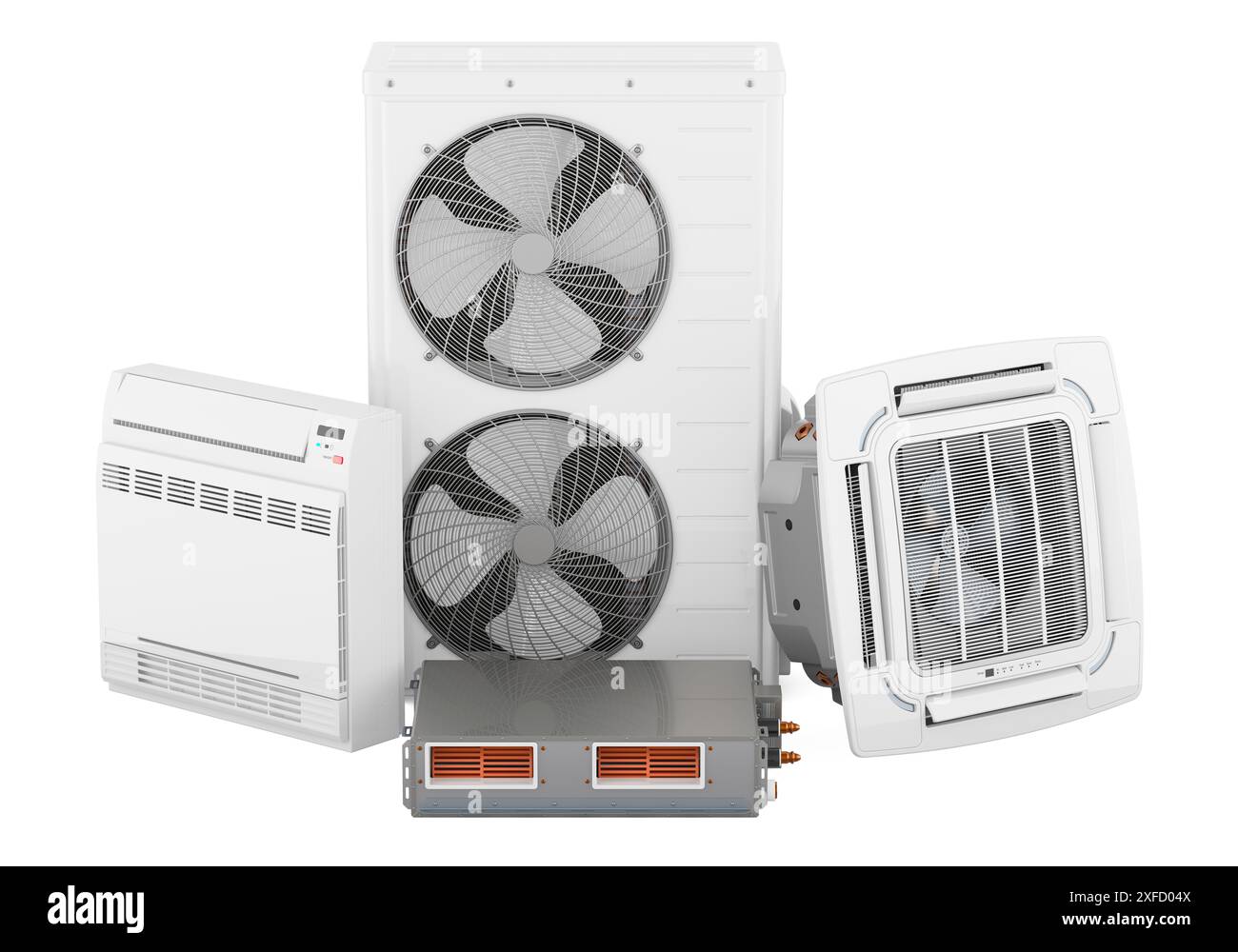 Air conditioner outdoor compressor multi-zone unit, ceiling cassette ...