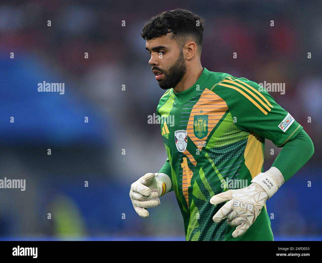 DUSSELDORF - Spain goalkeeper David Raya during the UEFA EURO 2024 ...