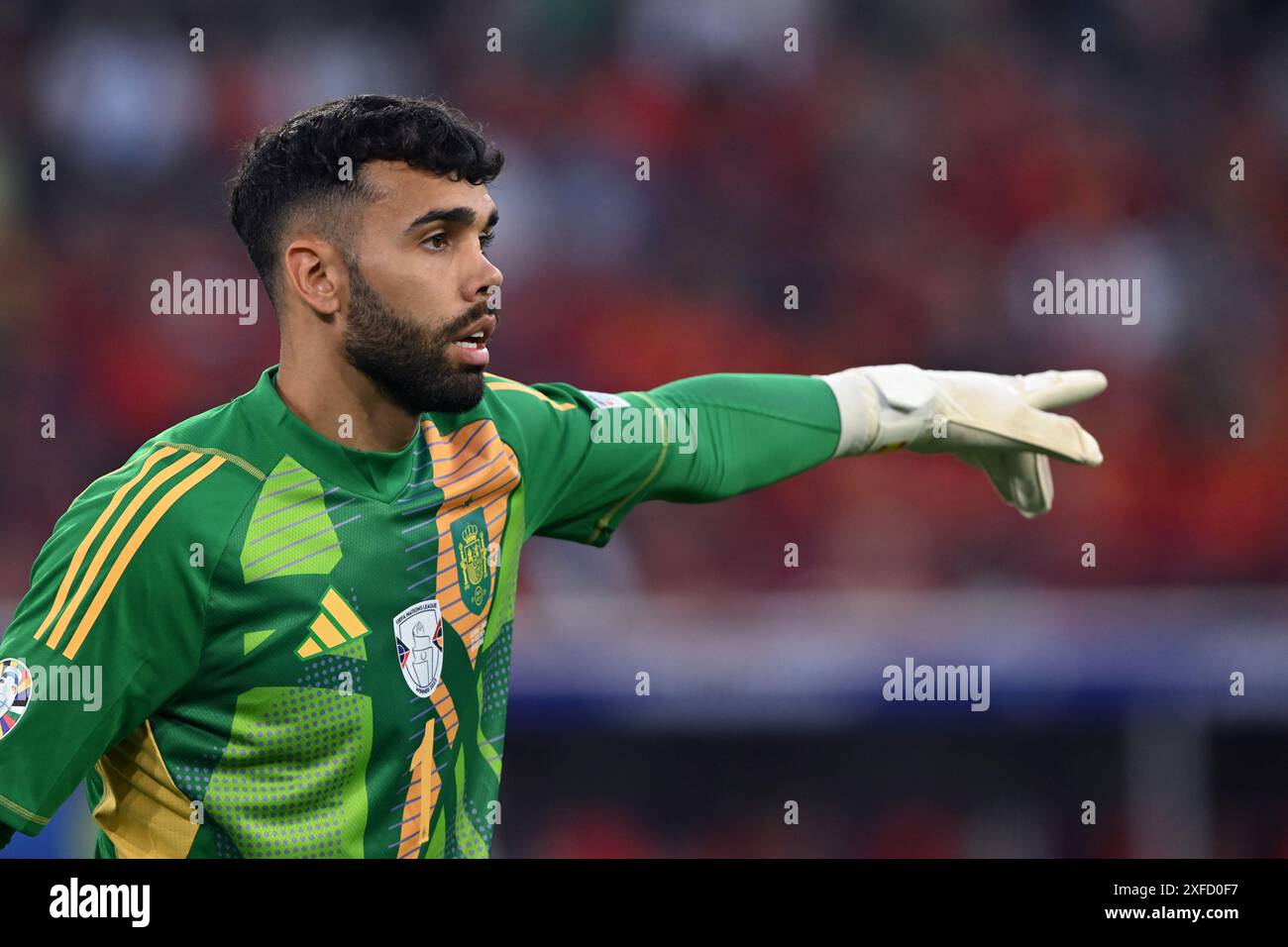 DUSSELDORF - Spain goalkeeper David Raya during the UEFA EURO 2024 ...