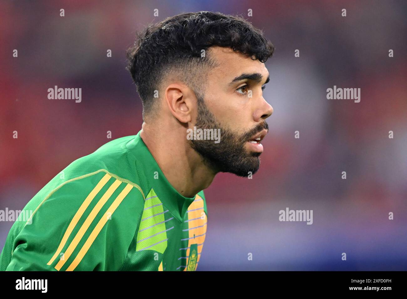 DUSSELDORF - Spain goalkeeper David Raya during the UEFA EURO 2024 ...