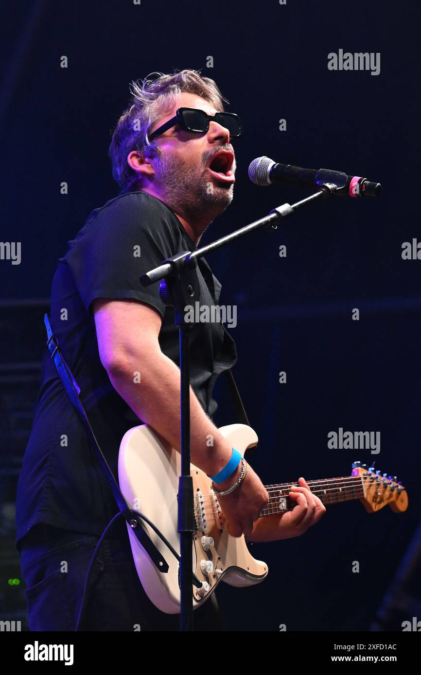 Gianmarco Amicarelli of The Lira performs opening The Libertines Tour ...