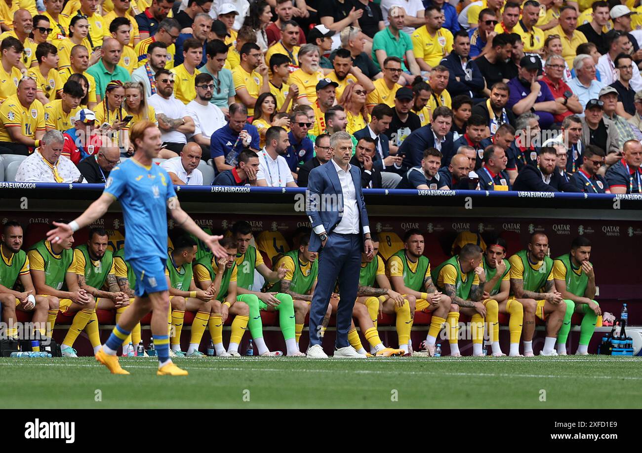 Munich, Germany - June 17, 2024: Romanian manager Edward Iordanescu in ...