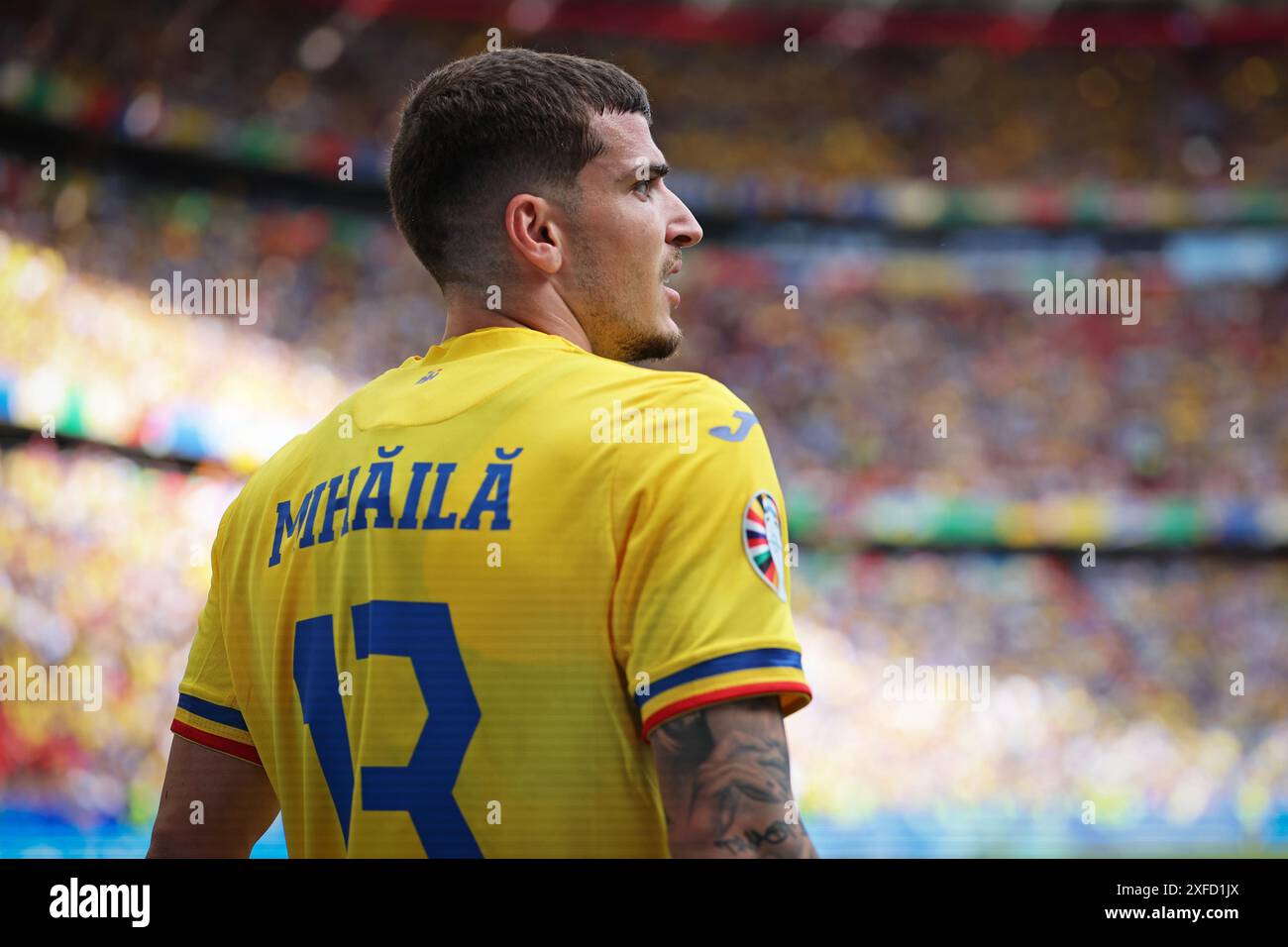 Munich, Germany - June 17, 2024: Valentin Mihaila of Romania (#13) in ...