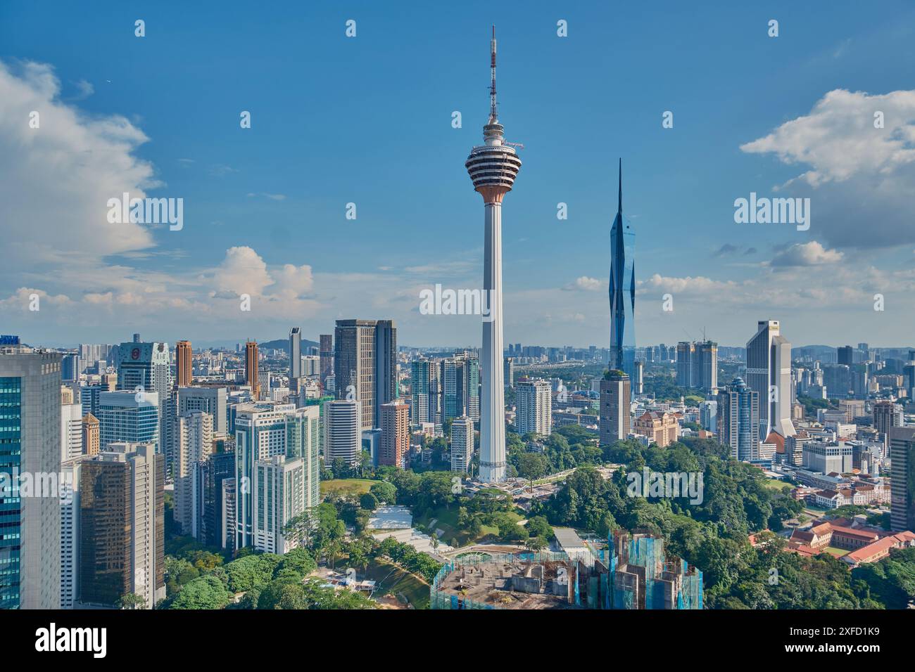 Kuala Lumpur skyline , Malaysia from the infinity rooftop pool at The ...