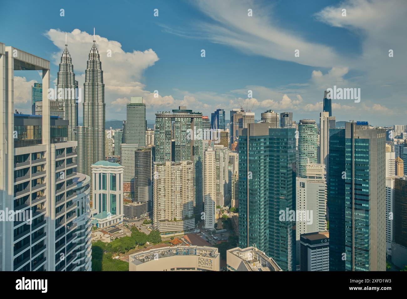 Kuala Lumpur skyline ,Kuala Lumpur, Malaysia from the infinity rooftop ...