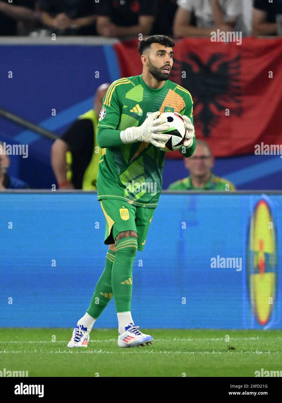 DUSSELDORF - Spain goalkeeper David Raya during the UEFA EURO 2024 ...