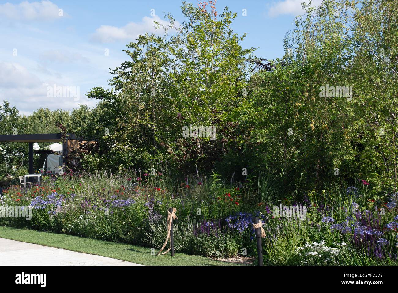 East Molesey, UK. 1st July, 2024. RHS The Money Saving Garden, one of ...