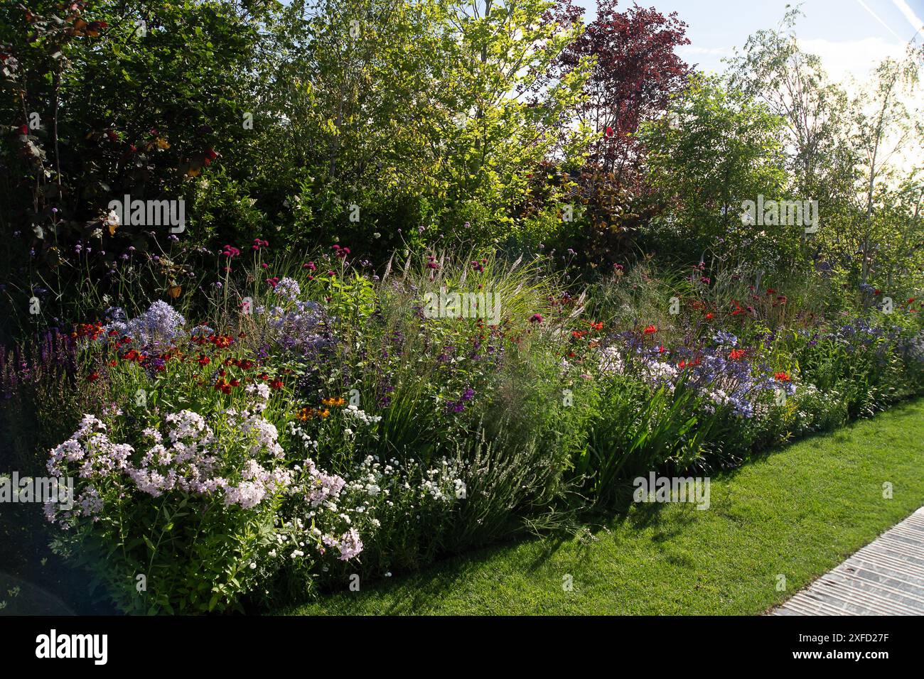 East Molesey, UK. 1st July, 2024. RHS The Money Saving Garden, one of ...