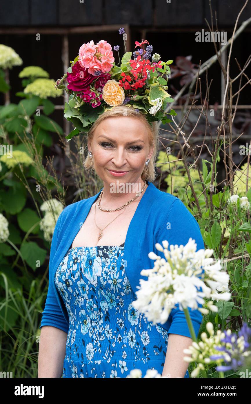 East Molesey, UK. 1st July, 2024. Self taught gardener and social media ...