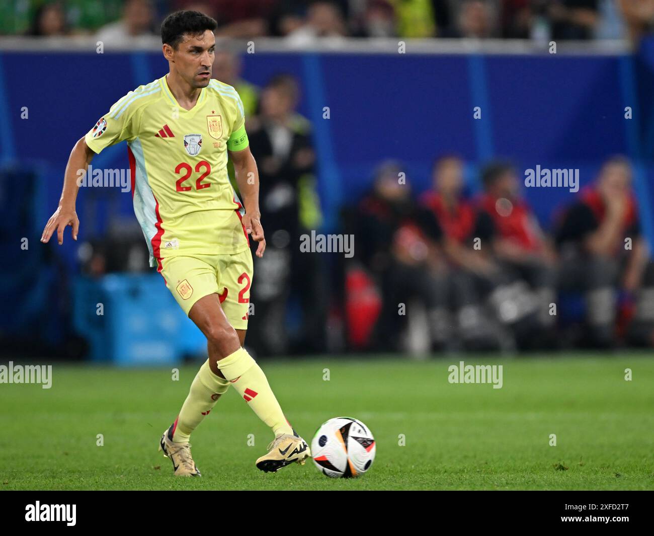 DUSSELDORF - Jesus Navas of Spain during the UEFA EURO 2024 group B ...
