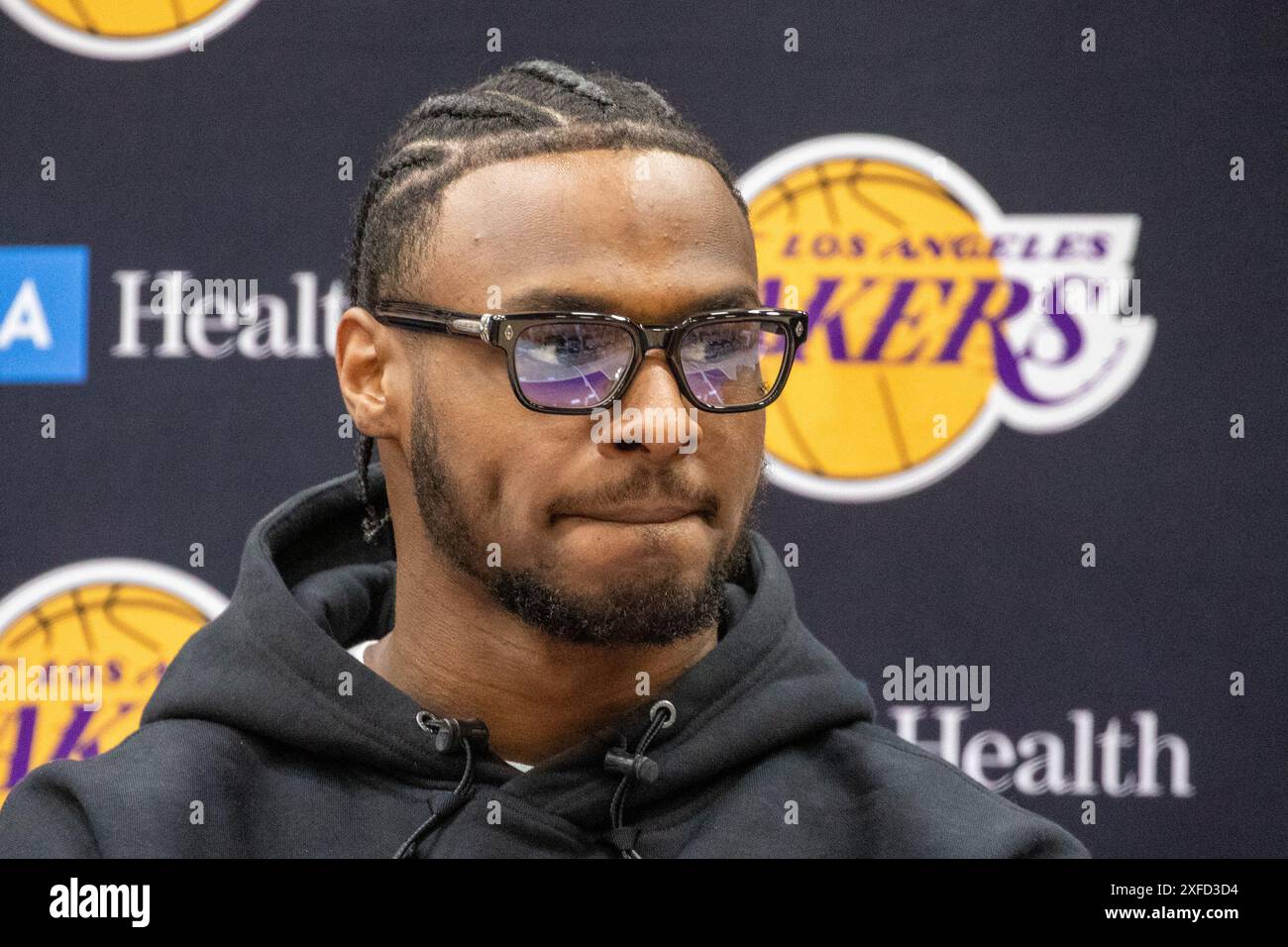 Bronny james lakers hi-res stock photography and images - Alamy