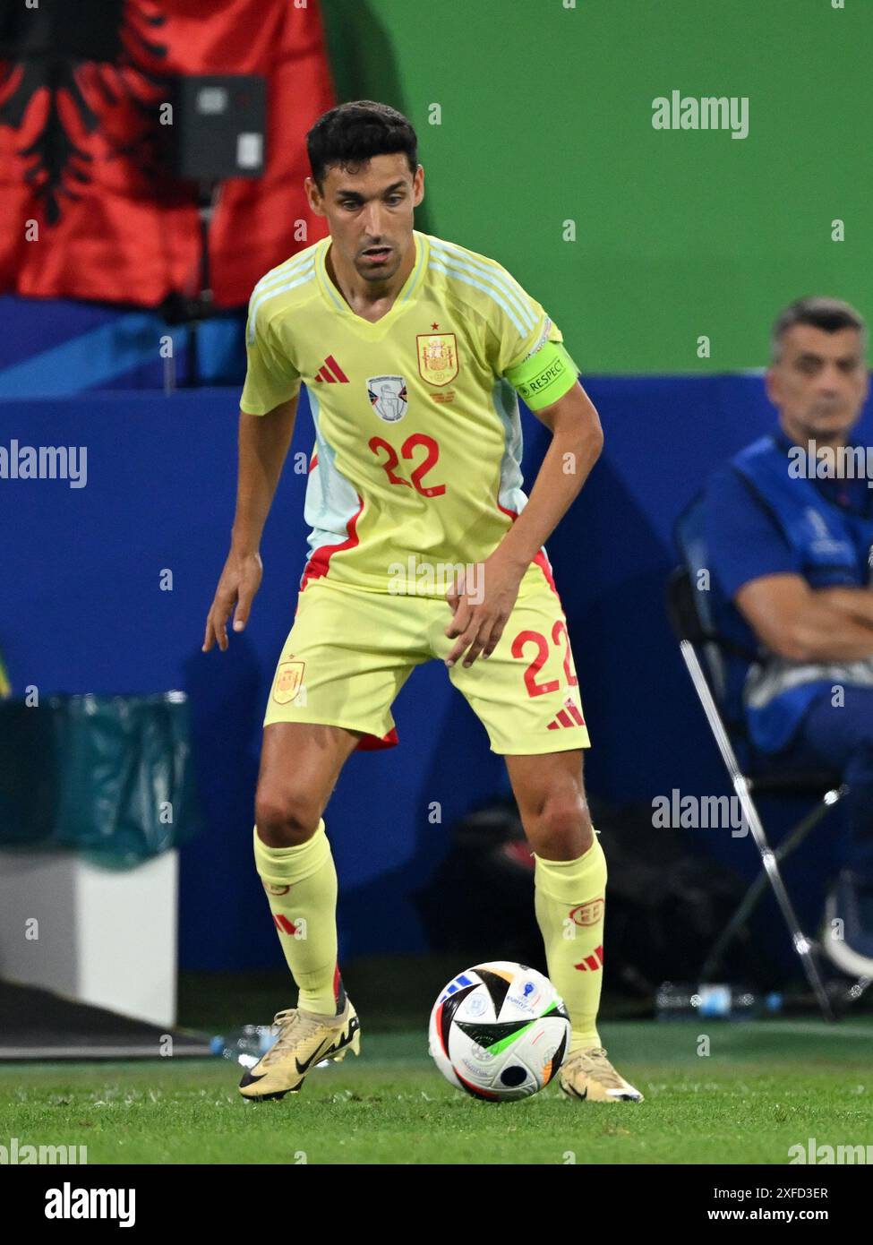 DUSSELDORF - Jesus Navas of Spain during the UEFA EURO 2024 group B ...