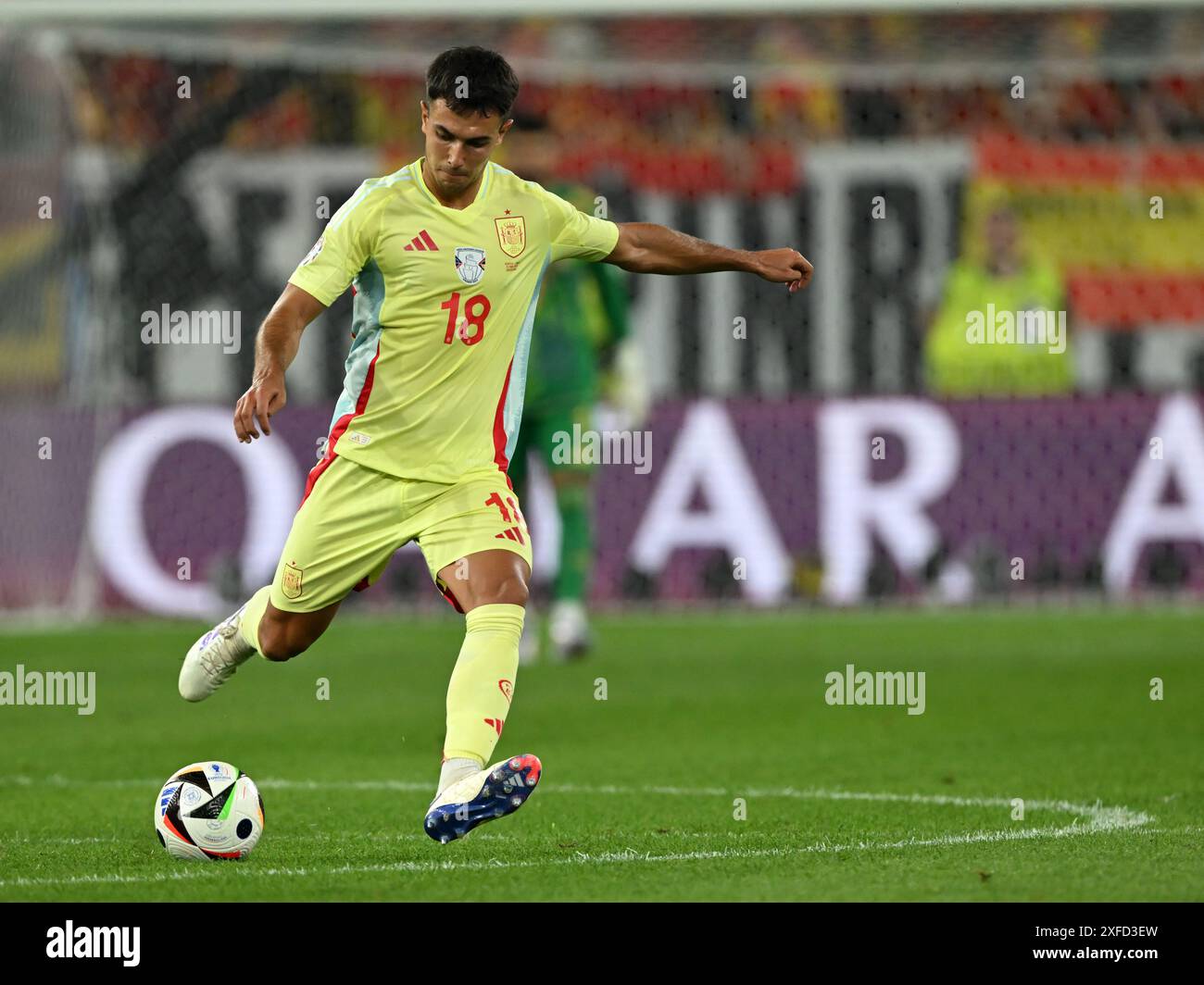 DUSSELDORF - Martin Zubimendi of Spain during the UEFA EURO 2024 group ...