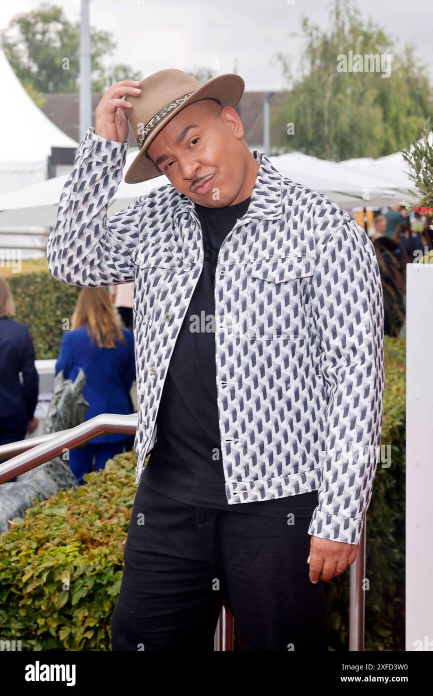 Sänger Lou Bega bei der CHIO Media Night 2024 der CHIO 2024. Aachen, 02 ...