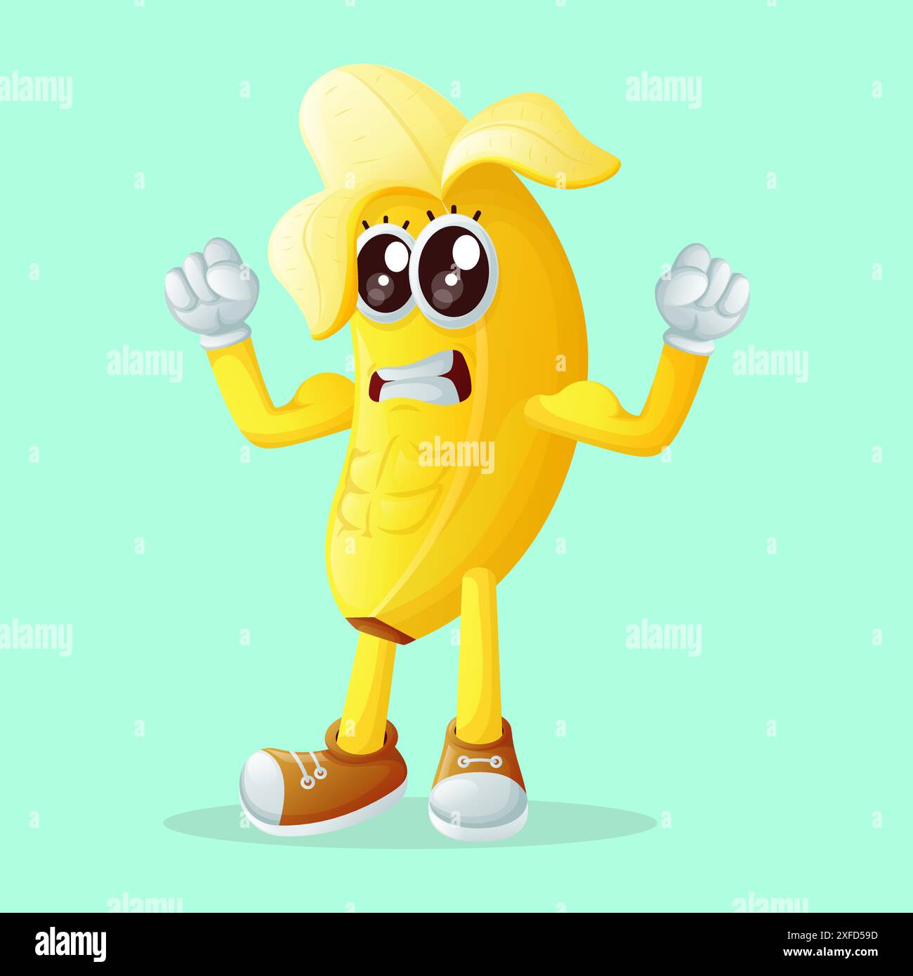 Show off muscle Stock Vector Images - Alamy