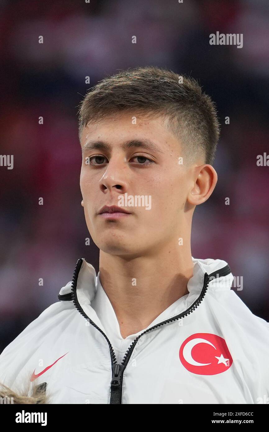 Leipzig, Germany. 2 July, 2024. Arda Güler of Turkey during the UEFA ...