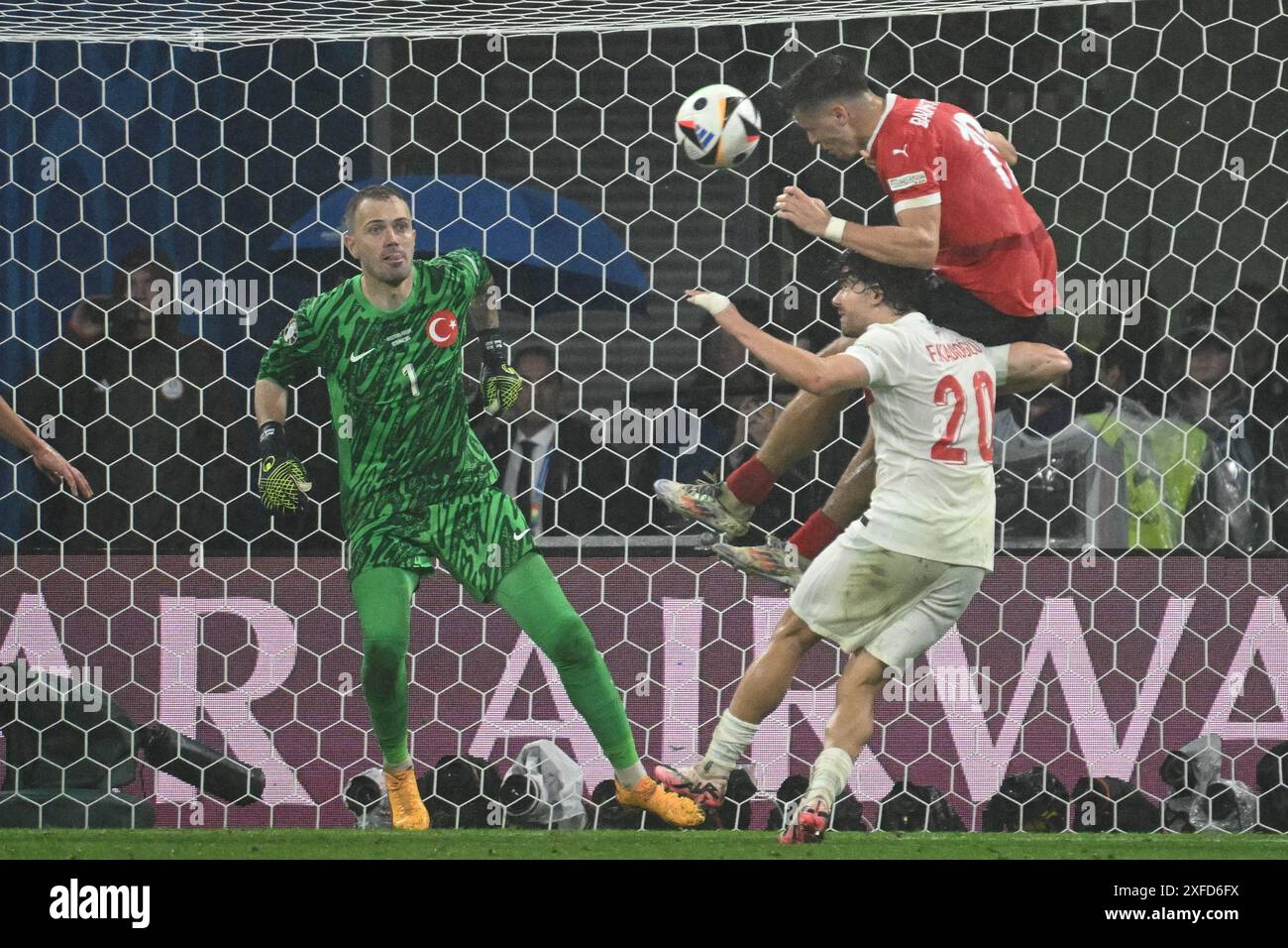 Leipzig, Germany. 2 July, 2024. Mert Günok of Turkey during the UEFA ...