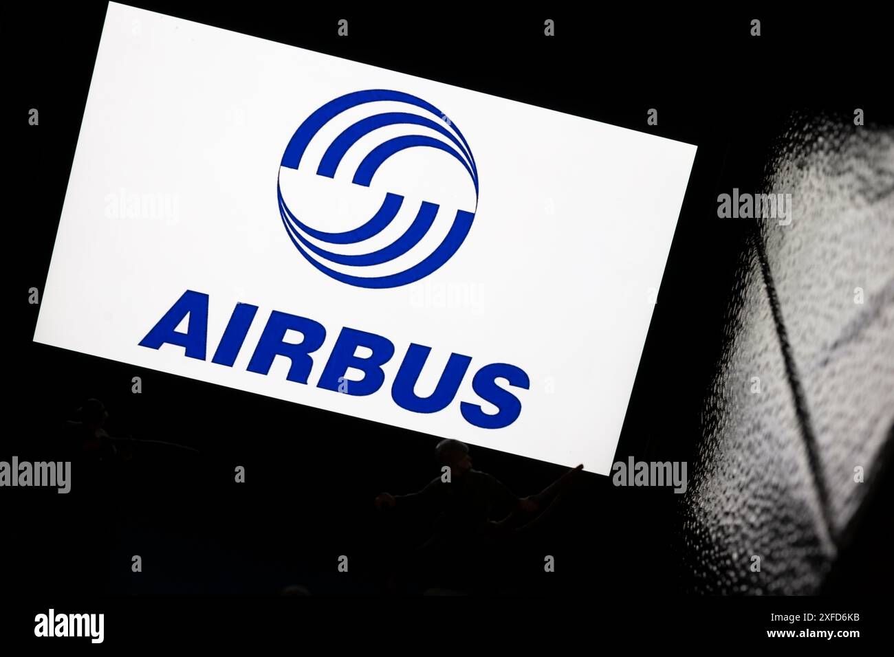 Arlington, USA. 3rd July, 2024. Airbus logo.Airbus Defence and Space is ...