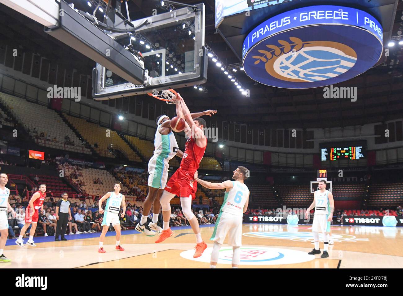 Danko Brankovic (Croatia). FIBA Olympic Qualifying Tournament. Piraeus ...